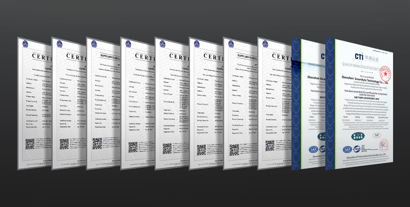 Smartbyte is the ISO9001, ISO14001 qualified company and all the ...