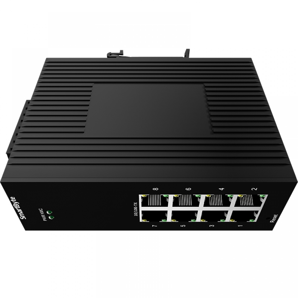 SmartByte 8 ports 100M managed industrial Ethernet switch