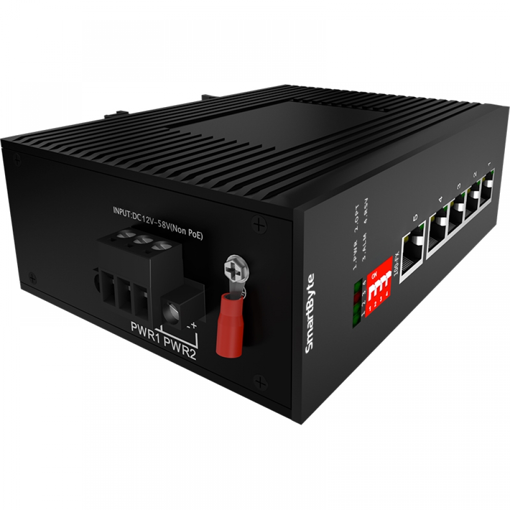 SmartByte 5 ports 100M unmanaged industrial Ethernet switch